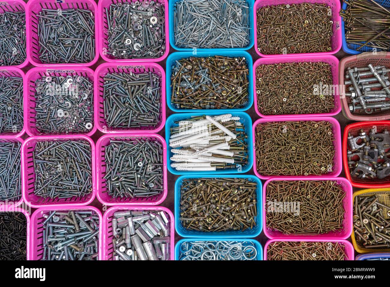 Closeup of container bolts hi-res stock photography and images - Alamy