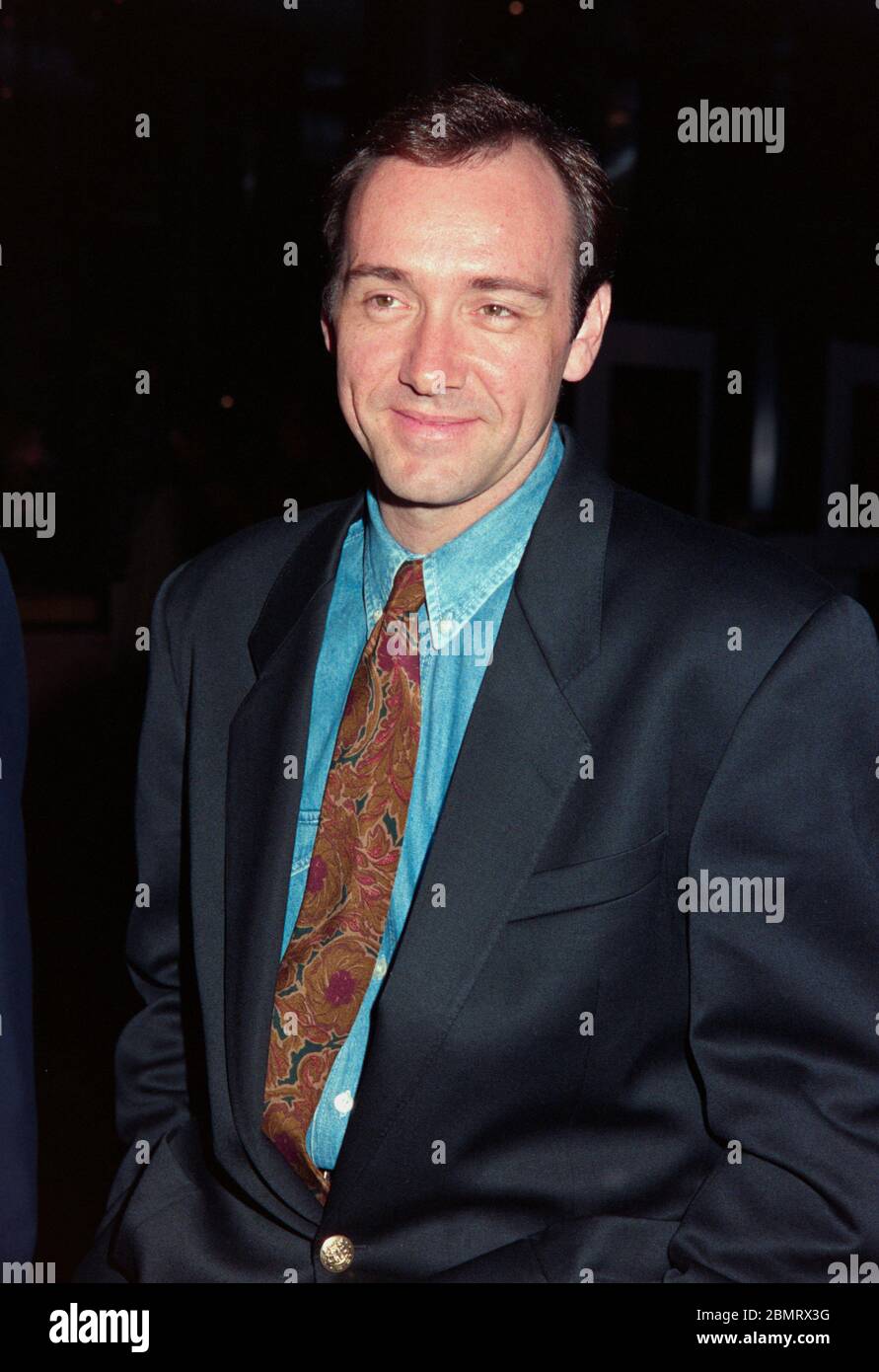 LOS ANGELES, CA. September 29, 1992: Actor Kevin Spacey at the premiere ...