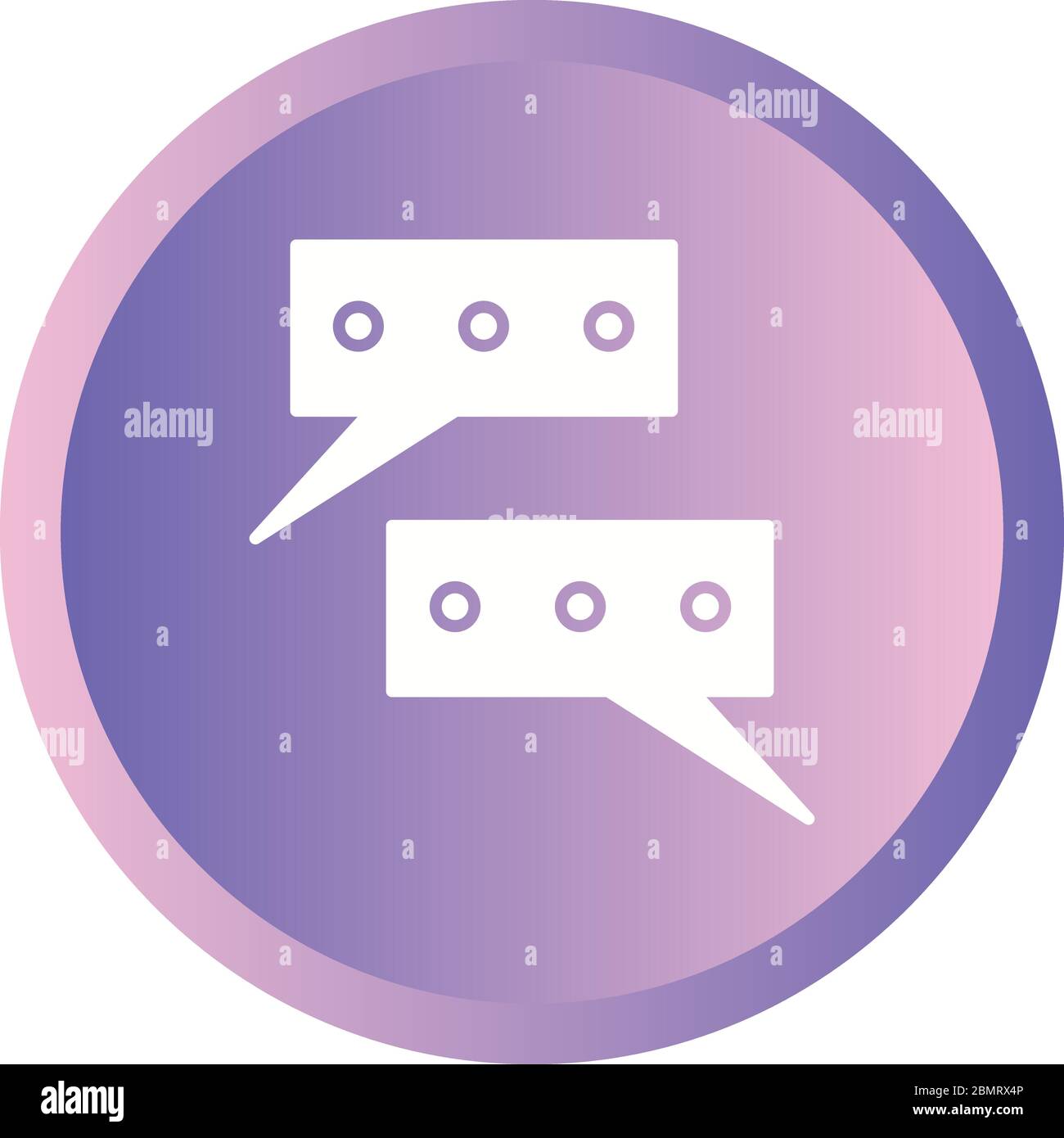 Conversations icon vector vectors hi-res stock photography and images ...
