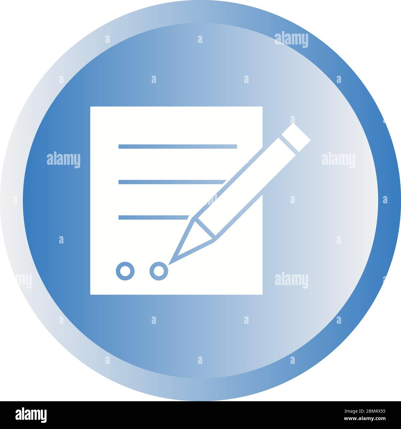 Beautiful Writing report Vector Glyph icon Stock Vector Image & Art - Alamy