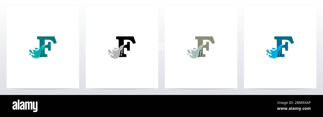 Water letter f hi-res stock photography and images - Alamy
