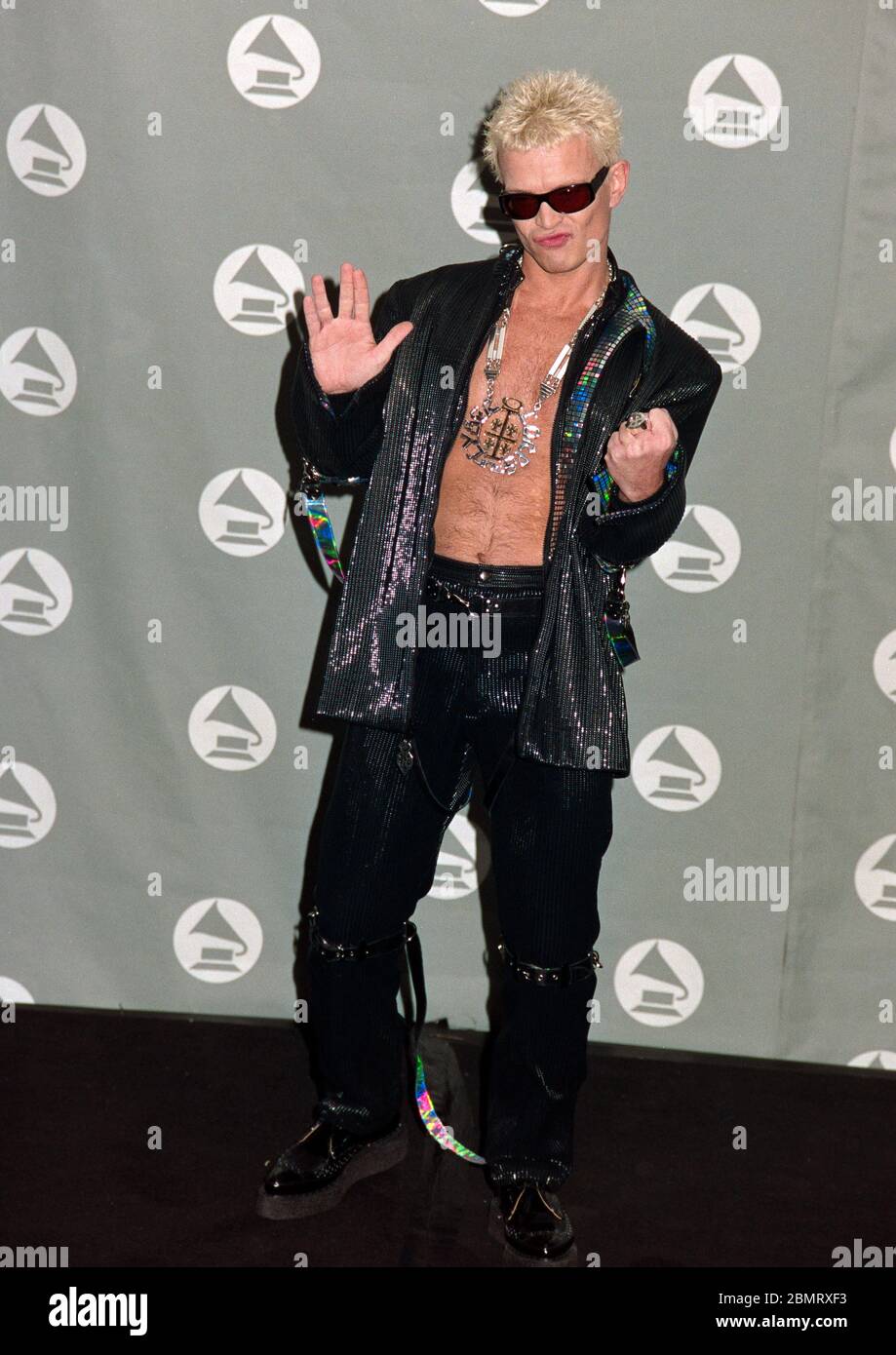 LOS ANGELES, CA. February 24, 1993: Pop star Billy Idol at the 1993 ...