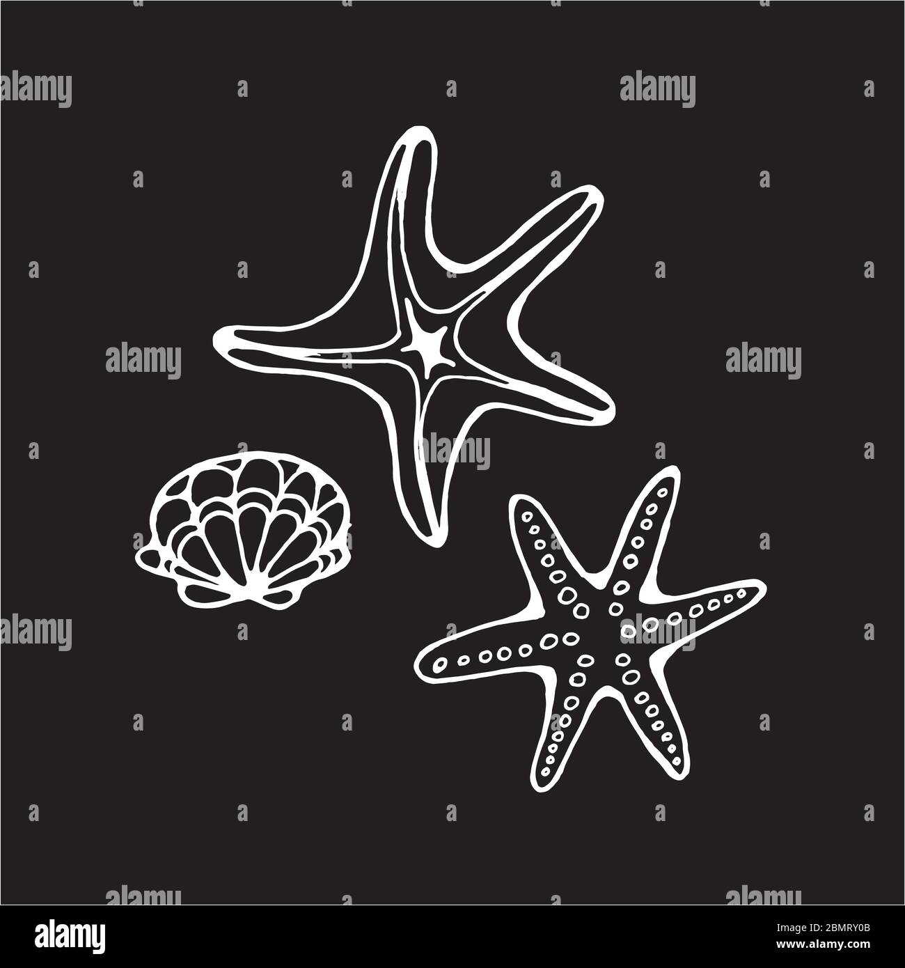 Starfish figure Stock Vector Images - Alamy