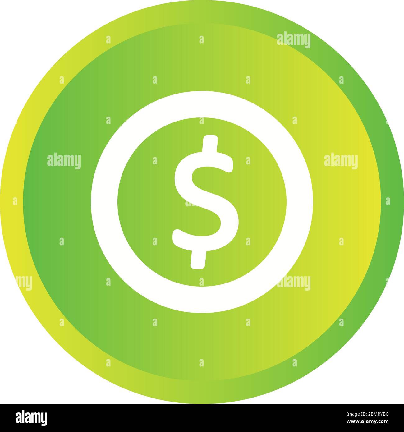 Beautiful Dollar coin Vector Glyph icon Stock Vector Image & Art - Alamy