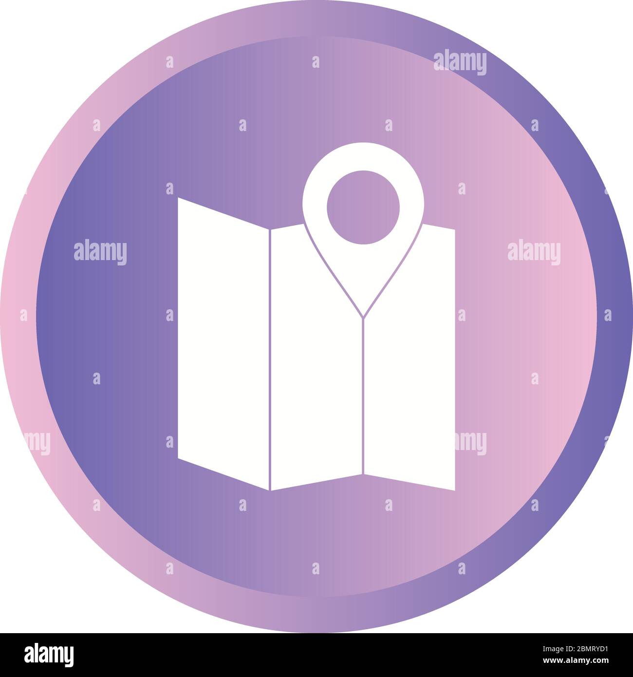 Beautiful Mark on maps Vector Glyph icon Stock Vector Image & Art - Alamy