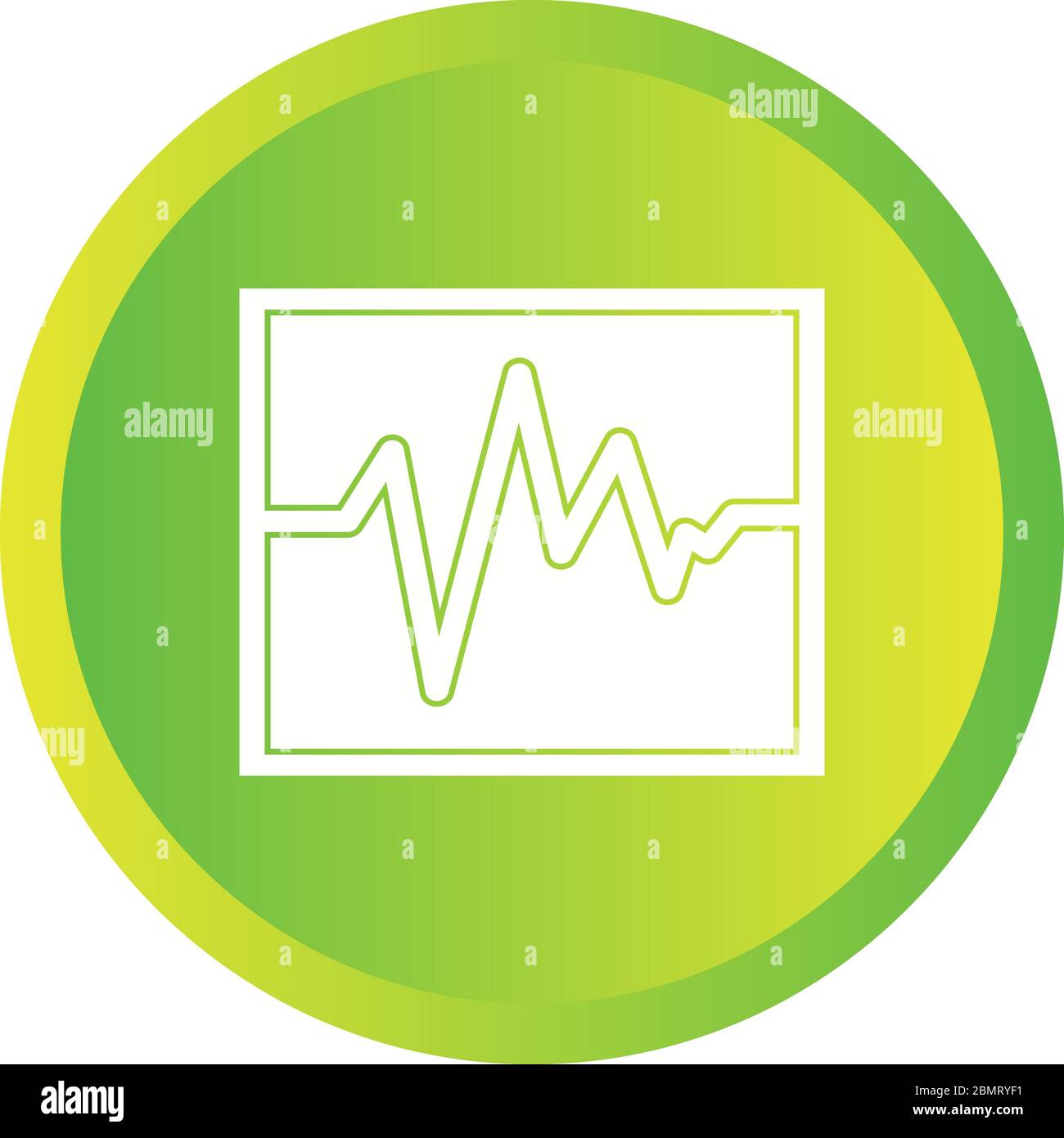 Beautiful ecg vector line icon hi-res stock photography and images - Alamy
