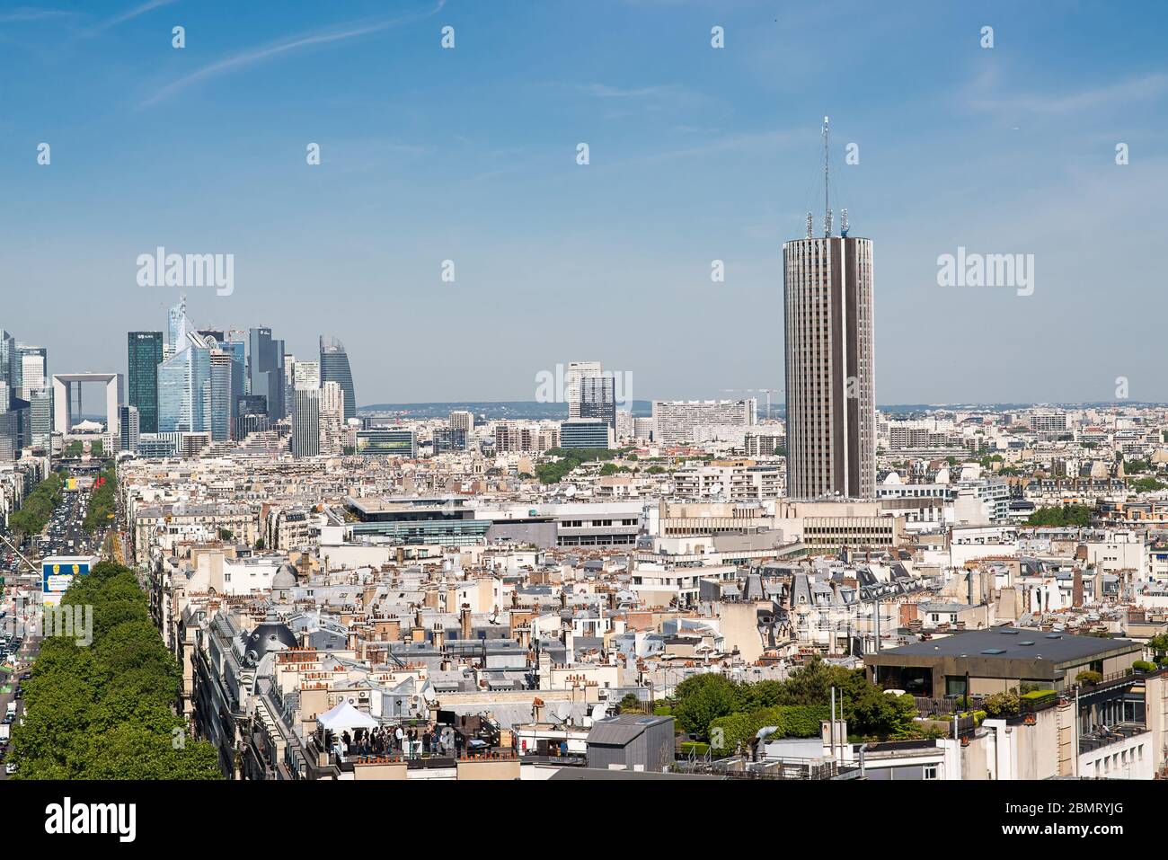 Paris. France - May 15, 2019: Paris Skyline. View on Modern Skyscraper ...