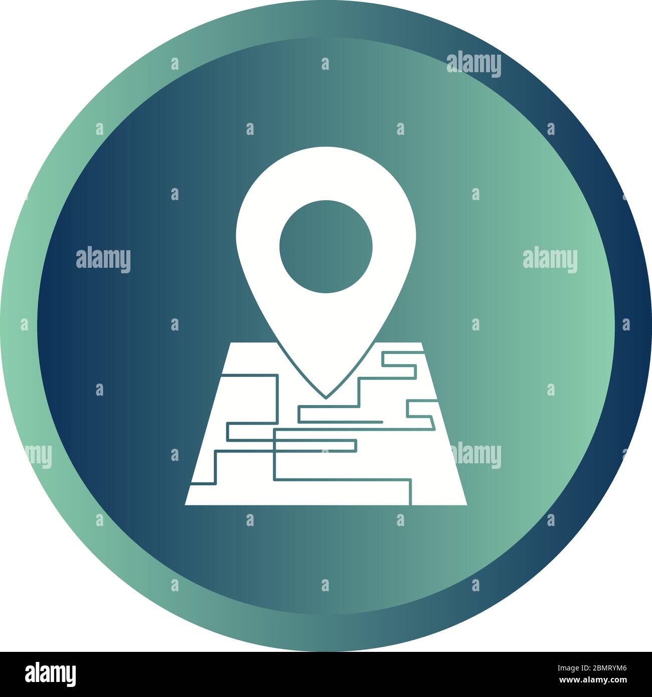Beautiful Mark on maps Vector Glyph icon Stock Vector Image & Art - Alamy