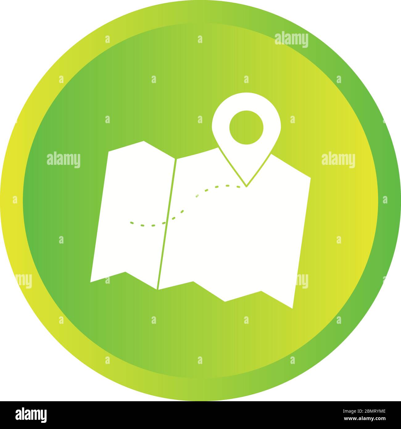 Maps marked Stock Vector Images - Alamy