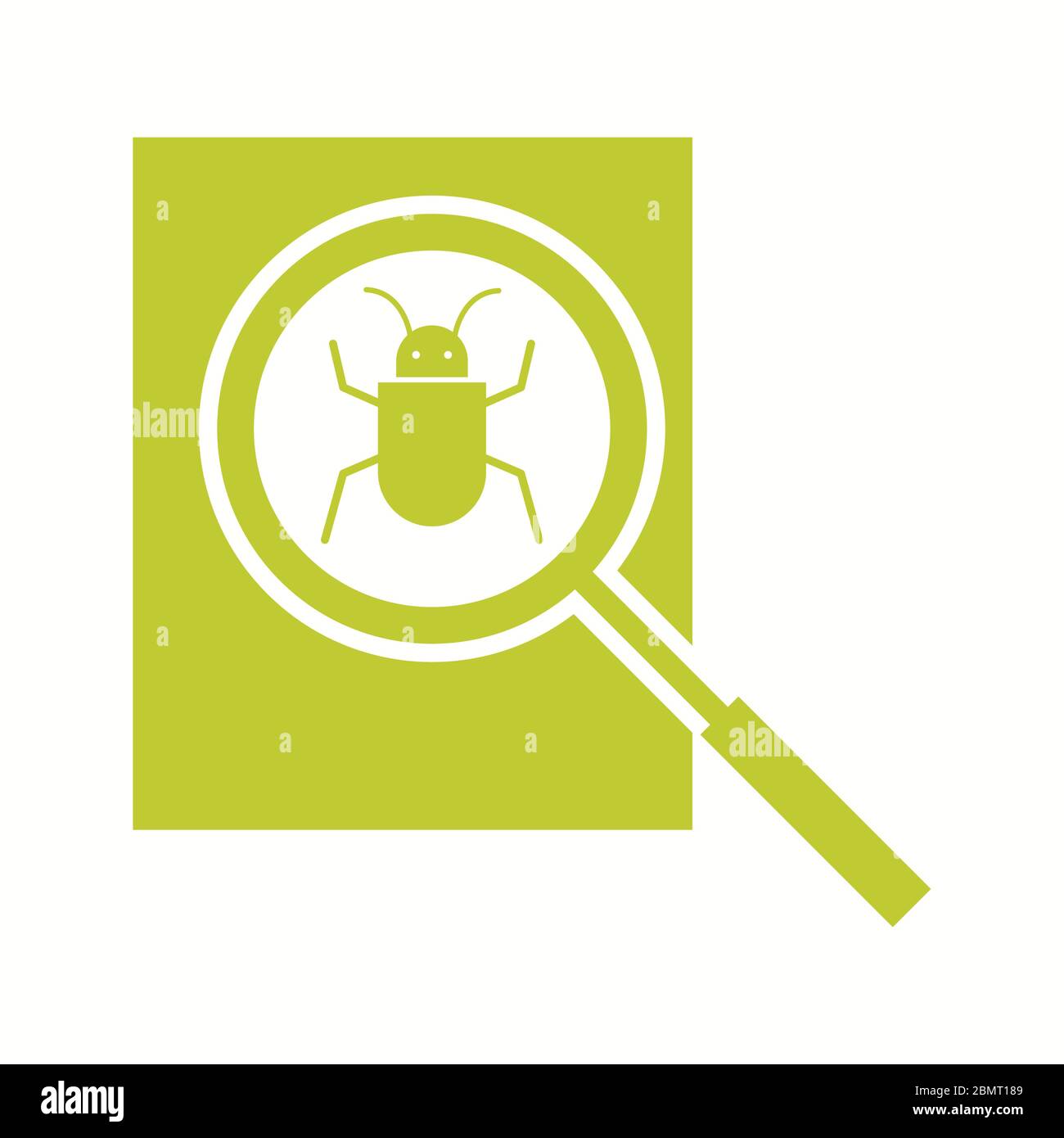 Beautiful Search bug Vector Glyph icon Stock Vector Image & Art - Alamy