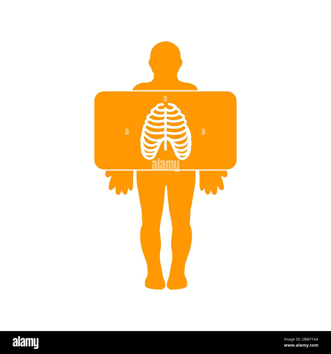 Beautiful Chest X ray Vector Glyph icon Stock Vector Image & Art - Alamy