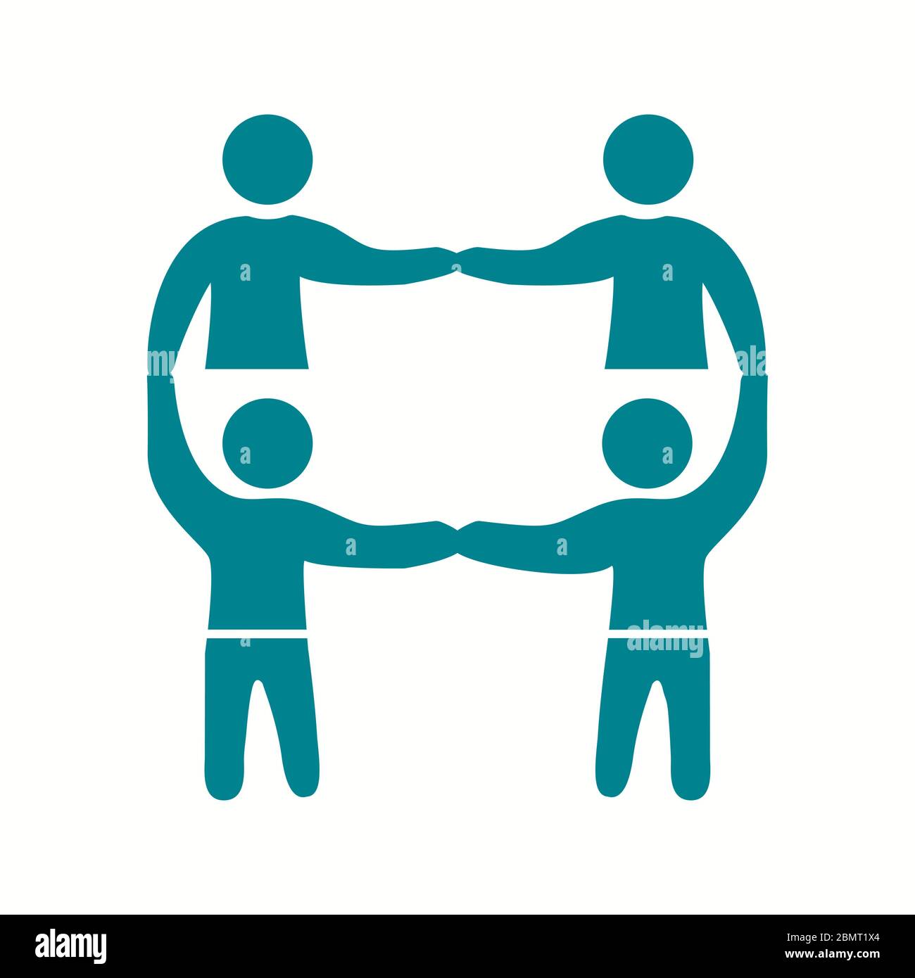 Beautiful Teamwork Vector Glyph icon Stock Vector Image & Art - Alamy