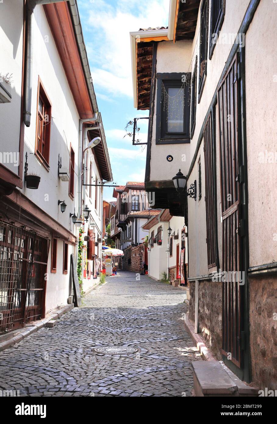 Medieval houses in old town Kaleici in Ankara, Turkey Stock Photo - Alamy