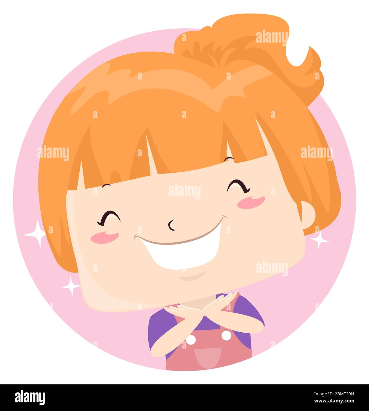 Girl Smiley Face Clipart