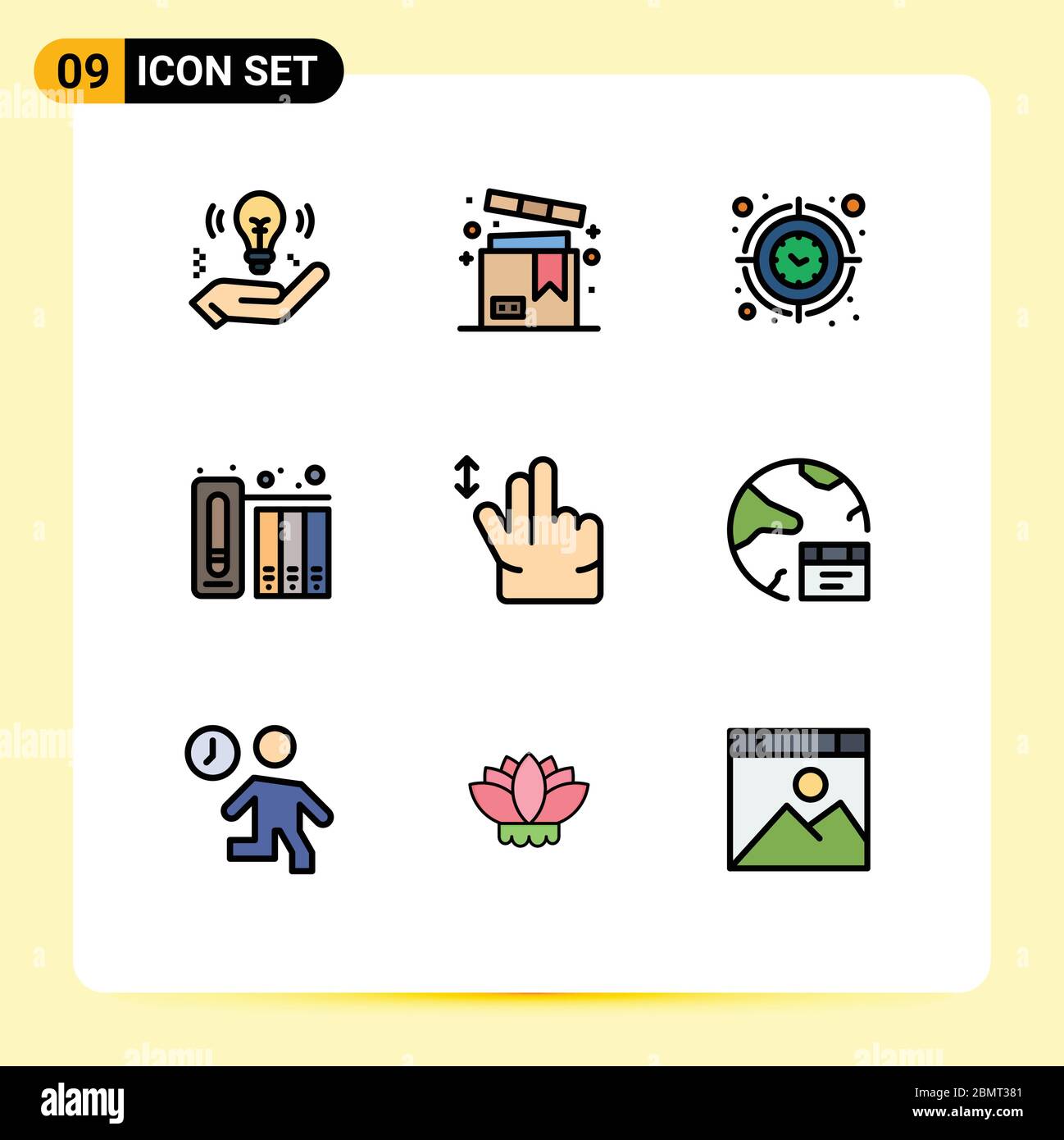 History packaging Stock Vector Images - Alamy