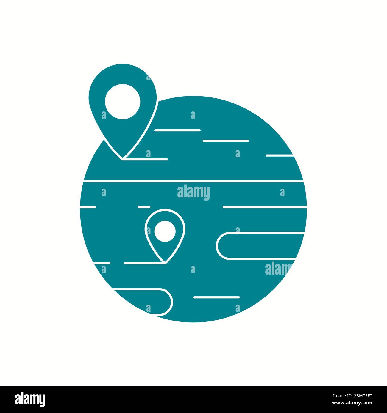 Beautiful Mark places Vector Glyph icon Stock Vector Image & Art - Alamy