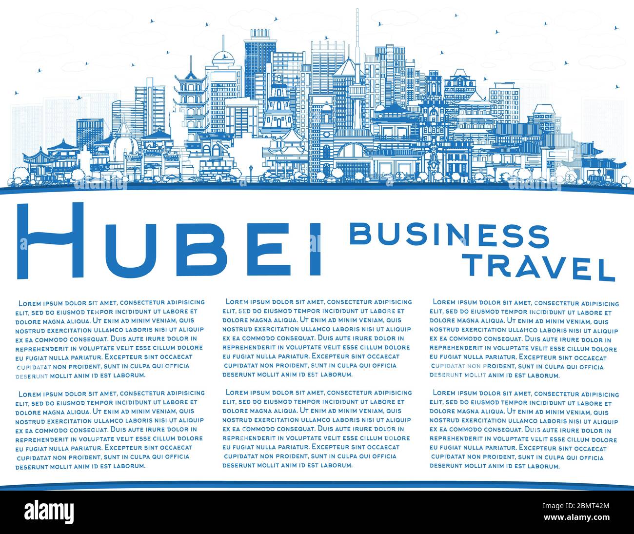 Architecture in downtown street Stock Vector Images - Alamy