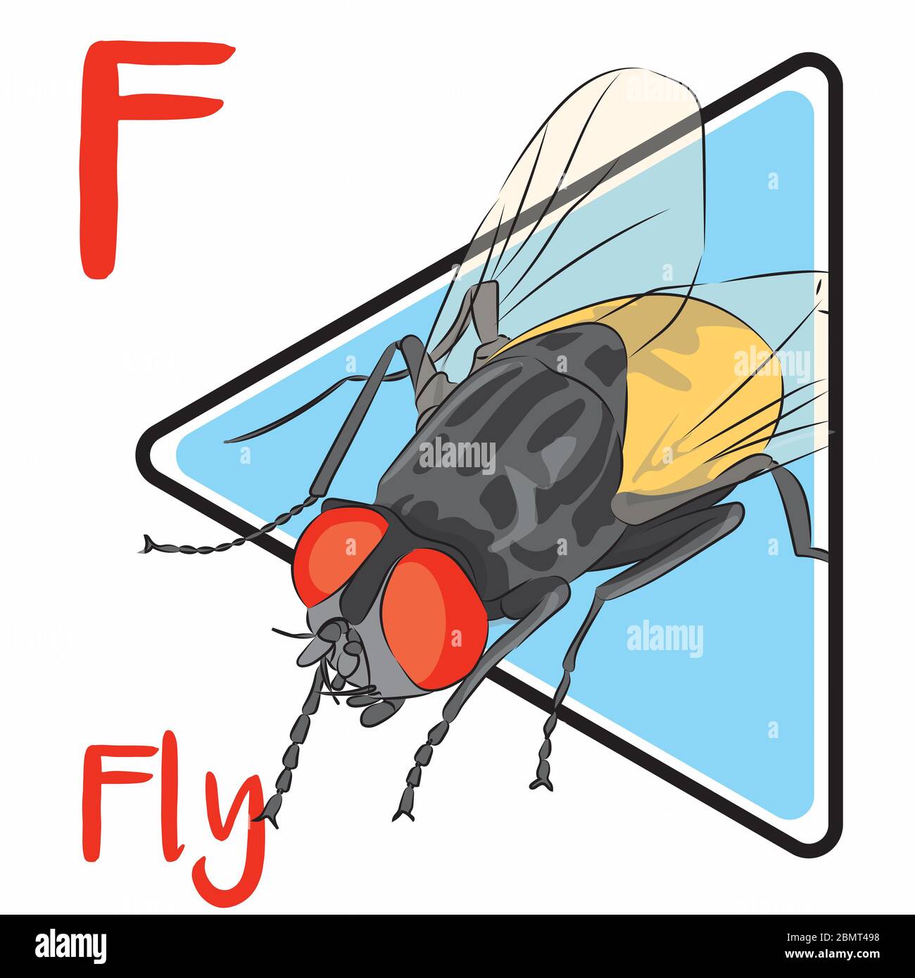 Letter f cartoon illustration hi-res stock photography and images - Alamy