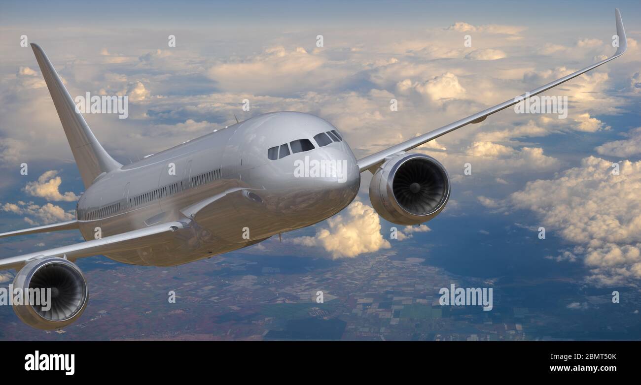 Airbus passenger plane hi-res stock photography and images - Alamy