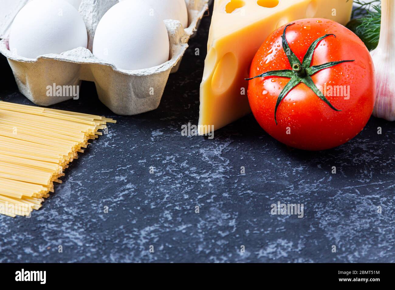 Conceptual image of healthy food balance with vegetables and fruits ...