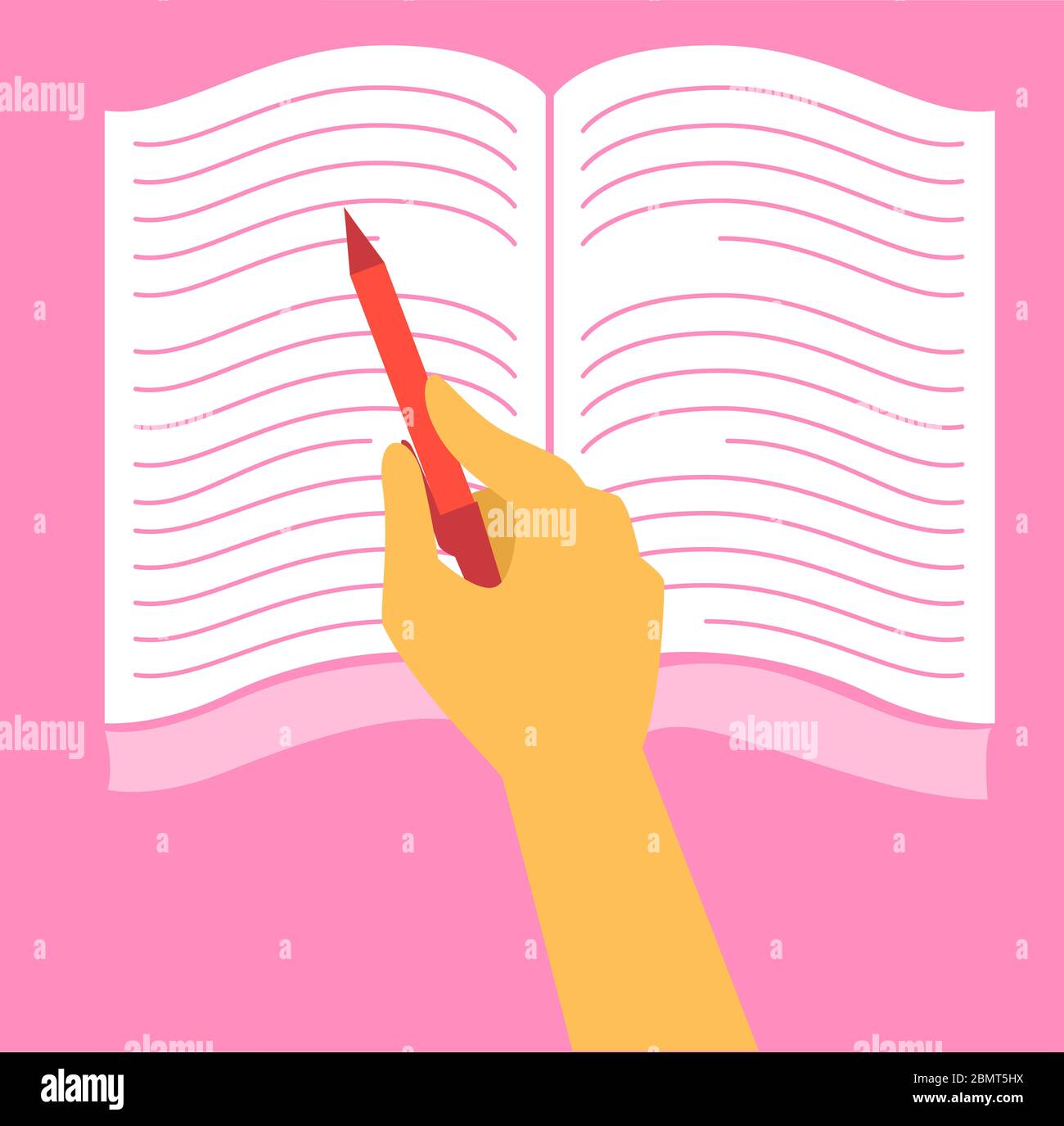 Hand holding pen clipart hi-res stock photography and images - Alamy