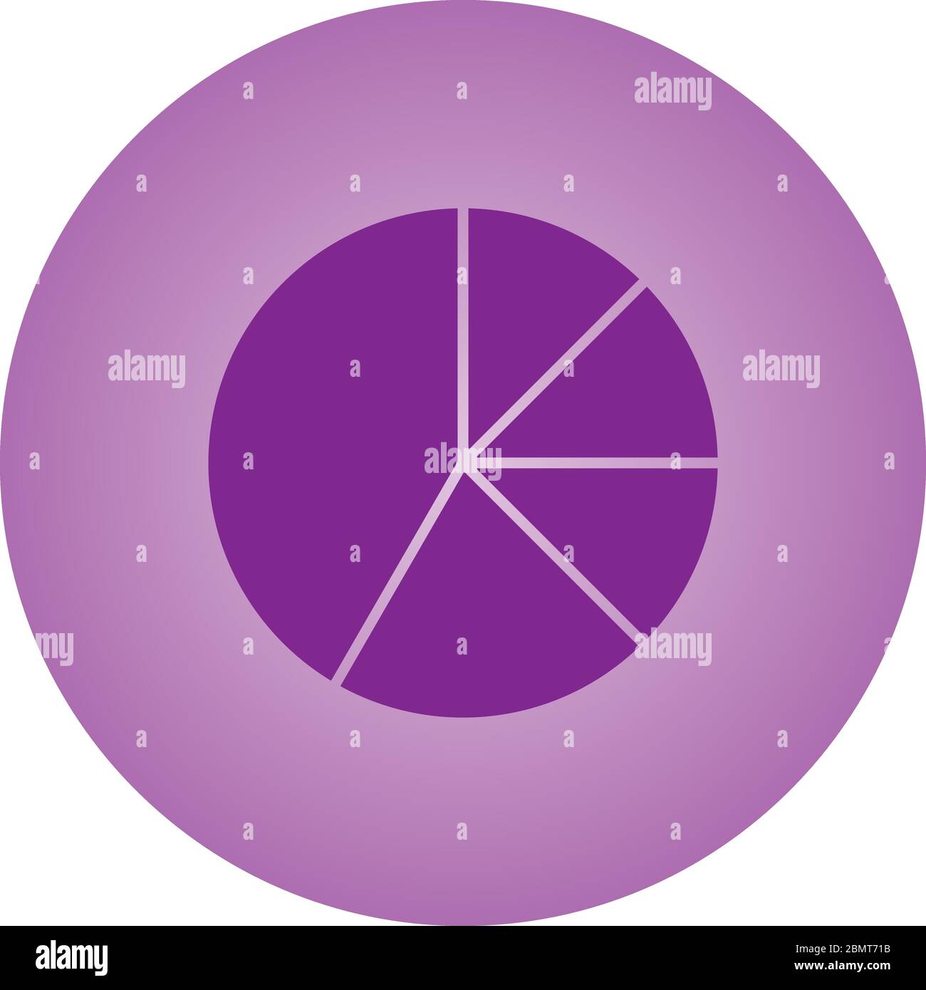 Beautiful Pie chart Vector Glyph icon Stock Vector Image & Art - Alamy