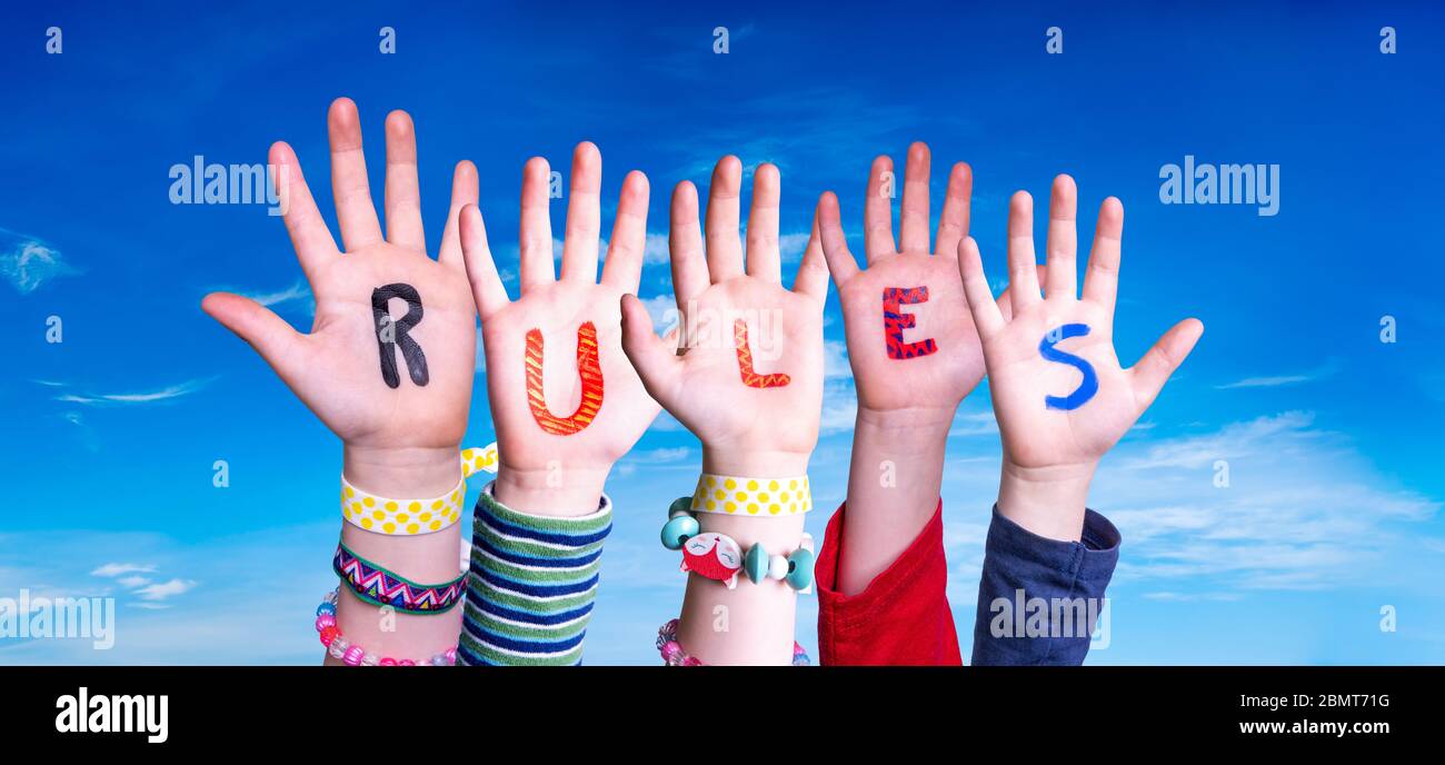 Rules for kids hi-res stock photography and images - Alamy