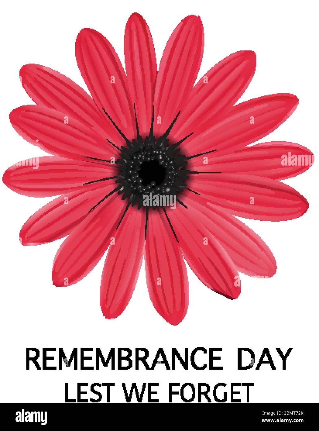 Anzac day on sign on white background illustration Stock Vector Image ...