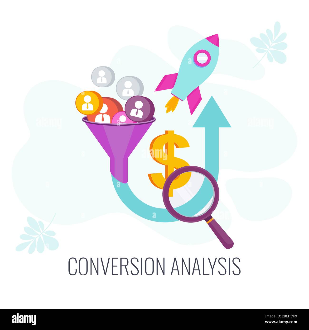 Conversion Rate optimization. Potential customer becoming an actual ...