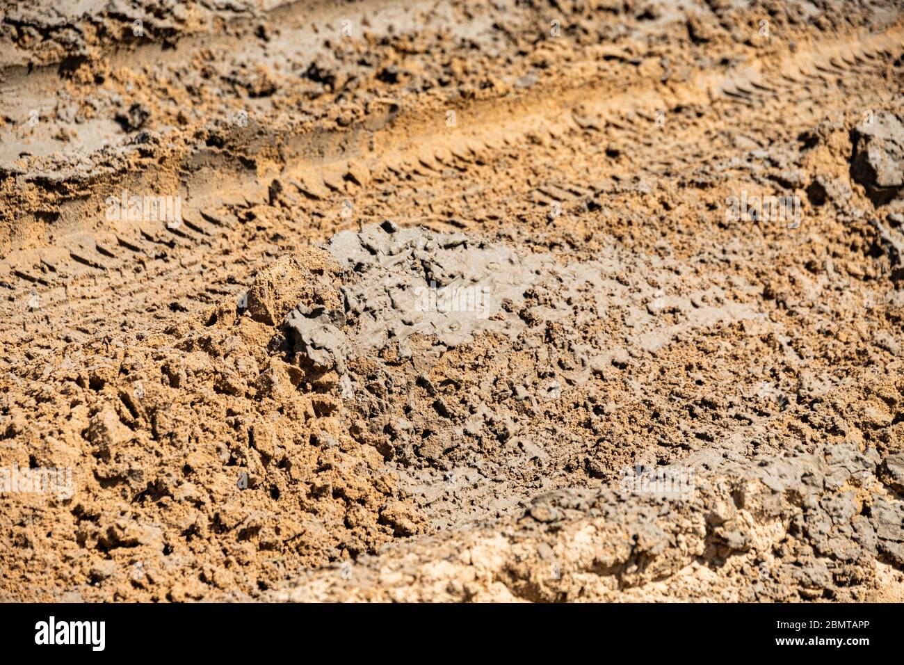 Sand quarry for auto racing extreme Stock Photo - Alamy