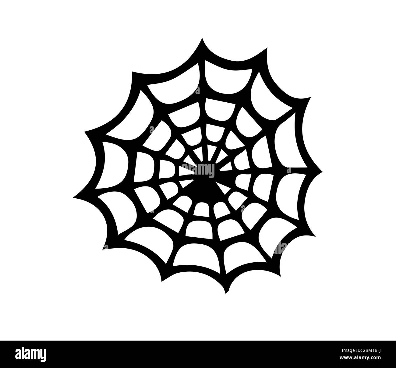 Black Widow Spider Web Drawing