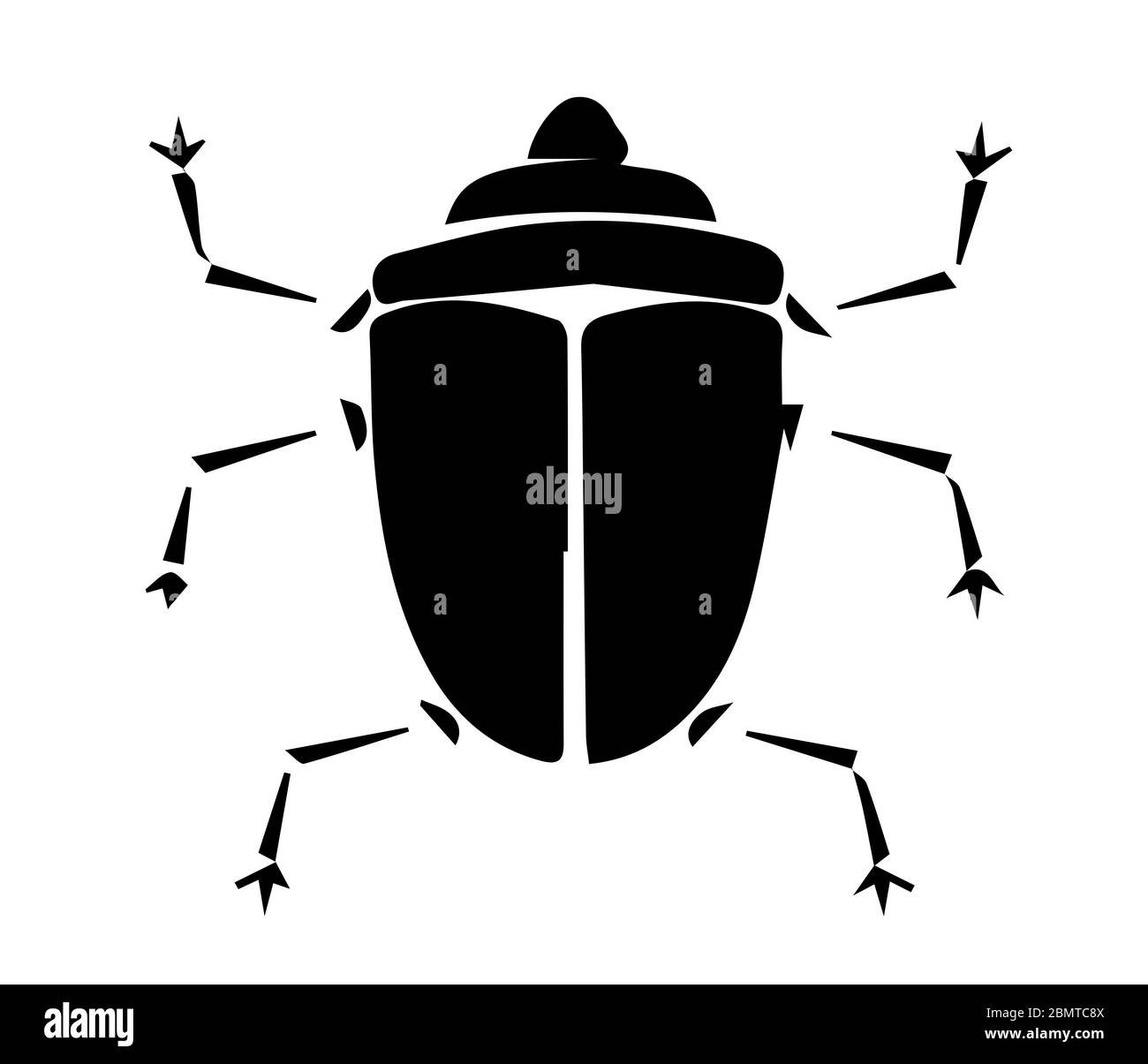 Ant insect icon on Black and White Stock Photos & Images - Alamy
