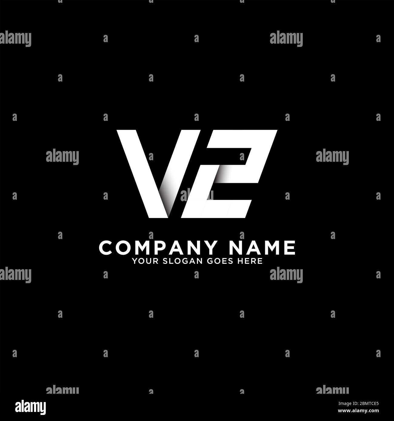 VZ letter logo designs, clean and clever logo template, initial logo ...