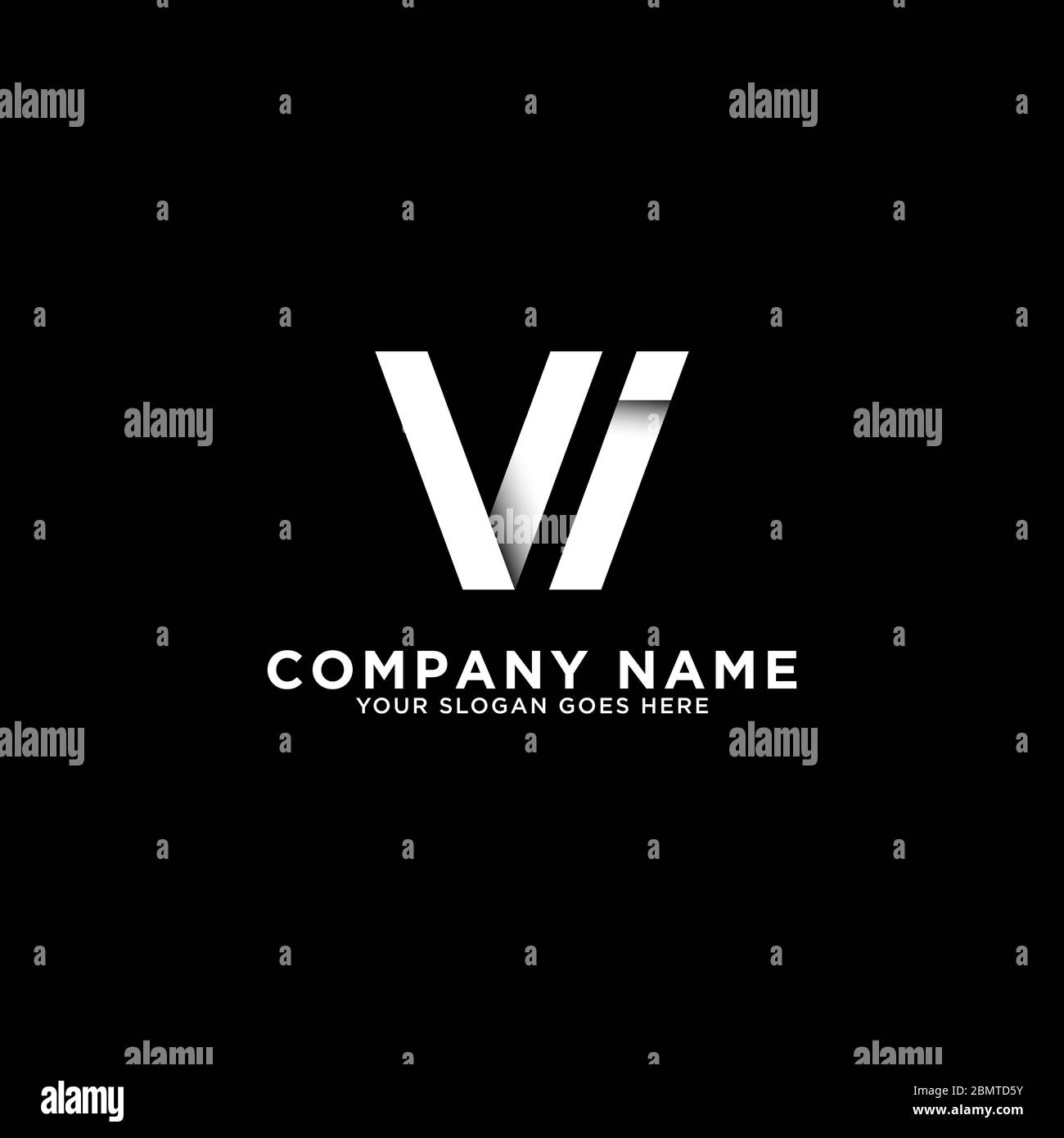VI letter logo designs, clean and clever logo template, initial logo ...