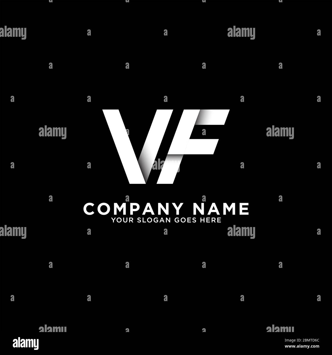 VF letter logo designs, clean and clever logo template, initial logo ...