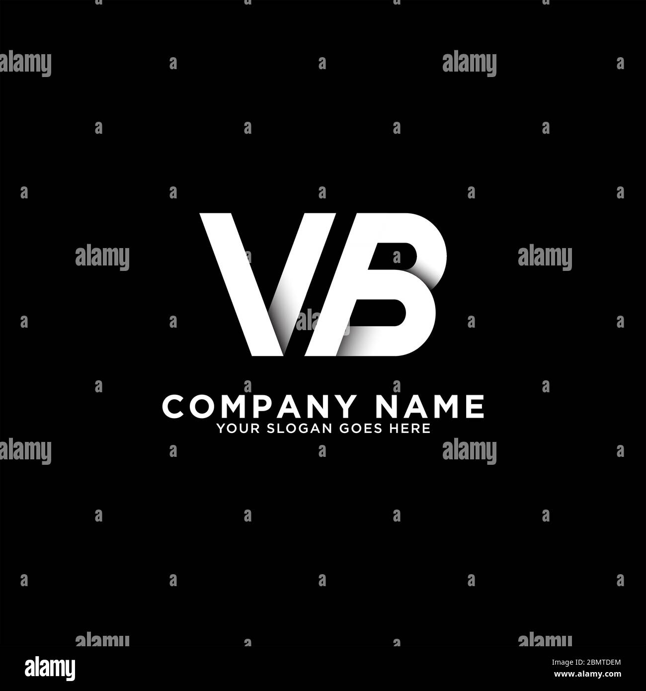 VB letter logo designs, clean and clever logo template, initial logo ...