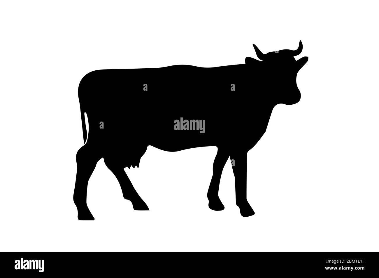 Cow Calf Silhouette