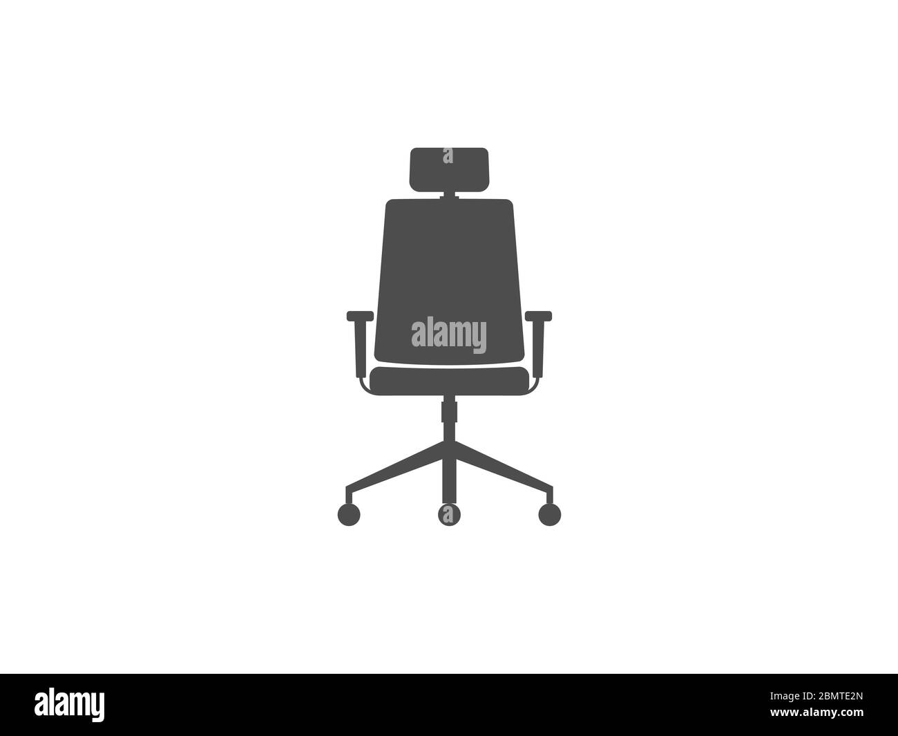 Office chair, seat icon. Vector illustration, flat design Stock Vector ...