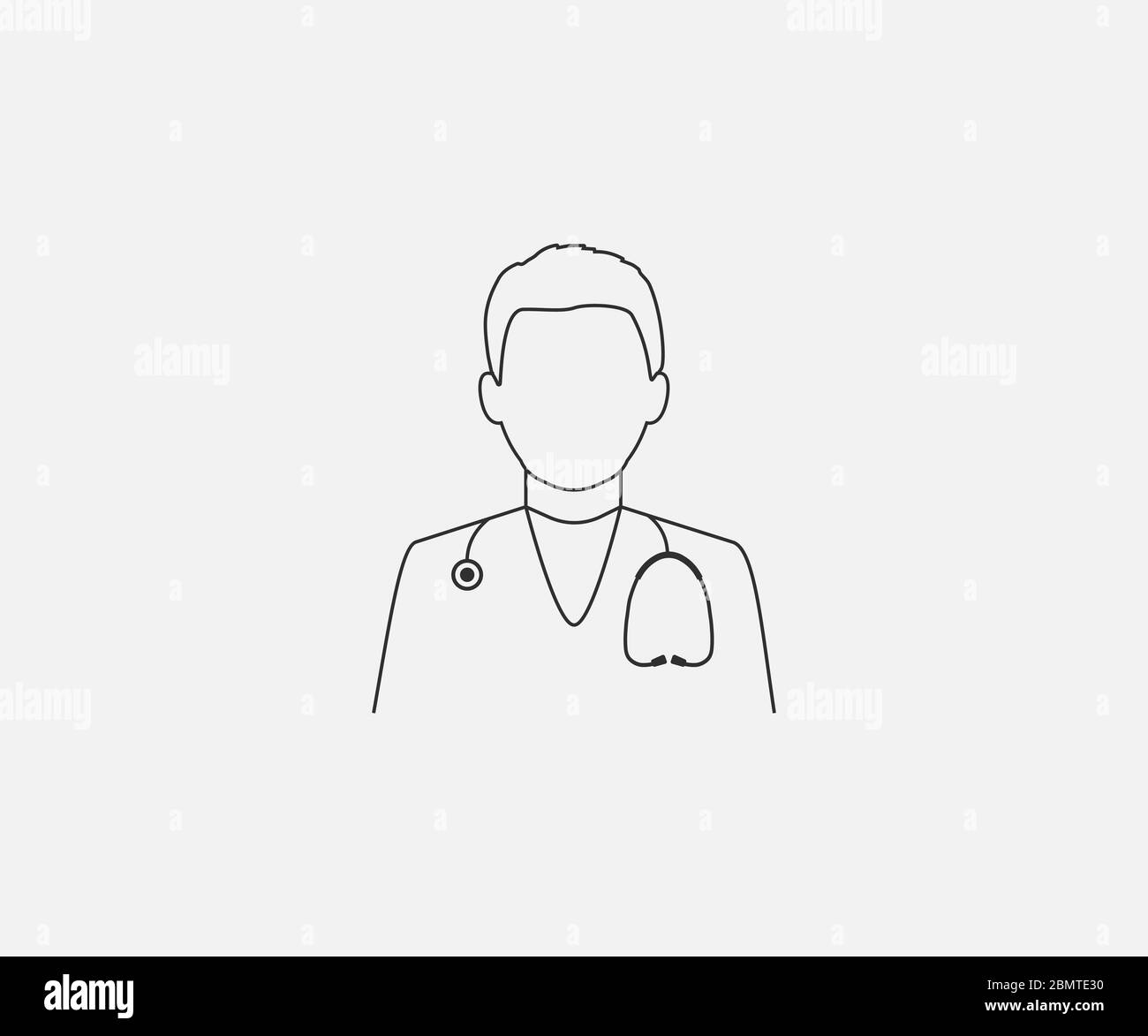 Doctor, health, medical icon. Vector illustration, flat design Stock ...