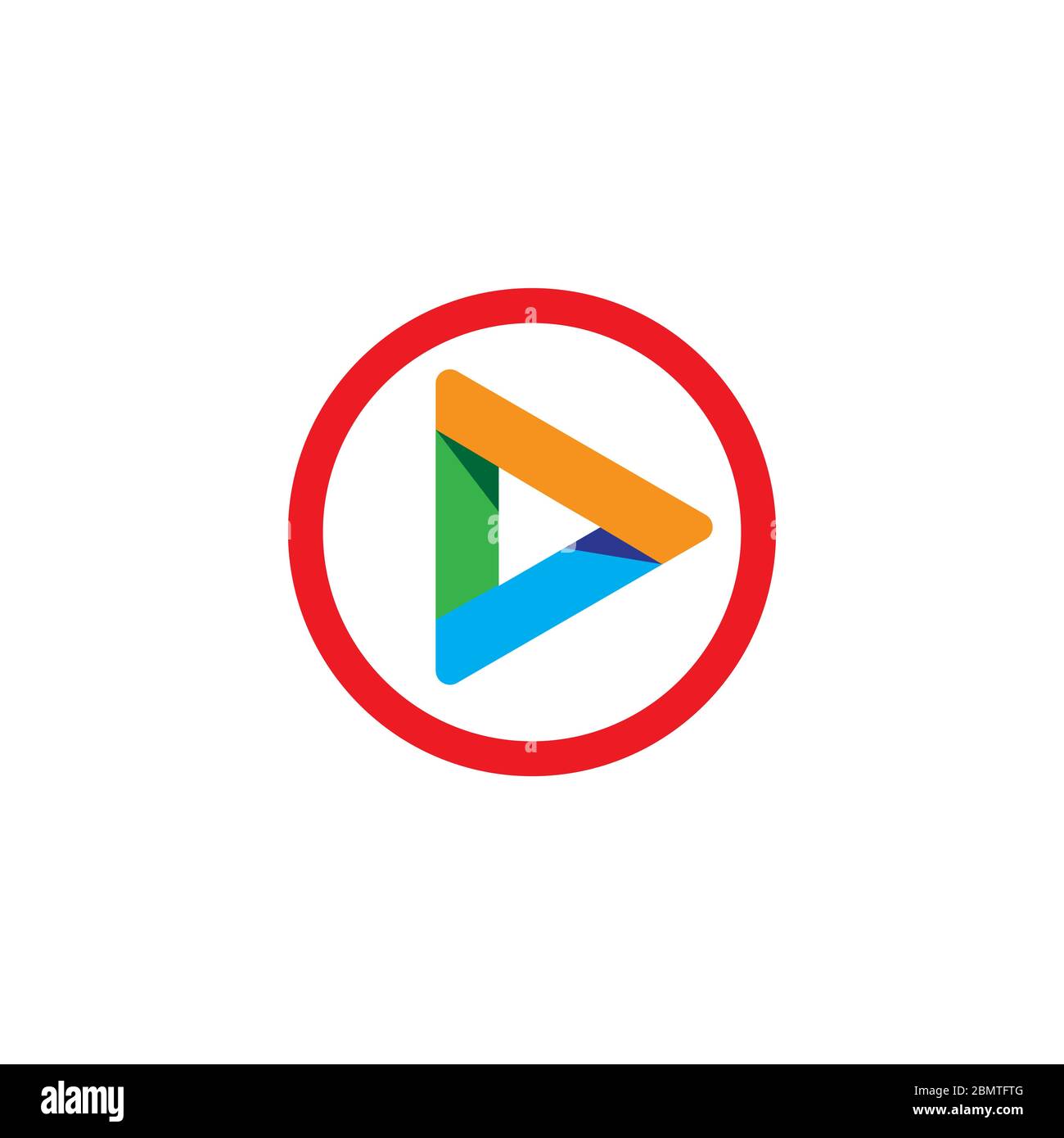 Play icon vector hi-res stock photography and images - Alamy