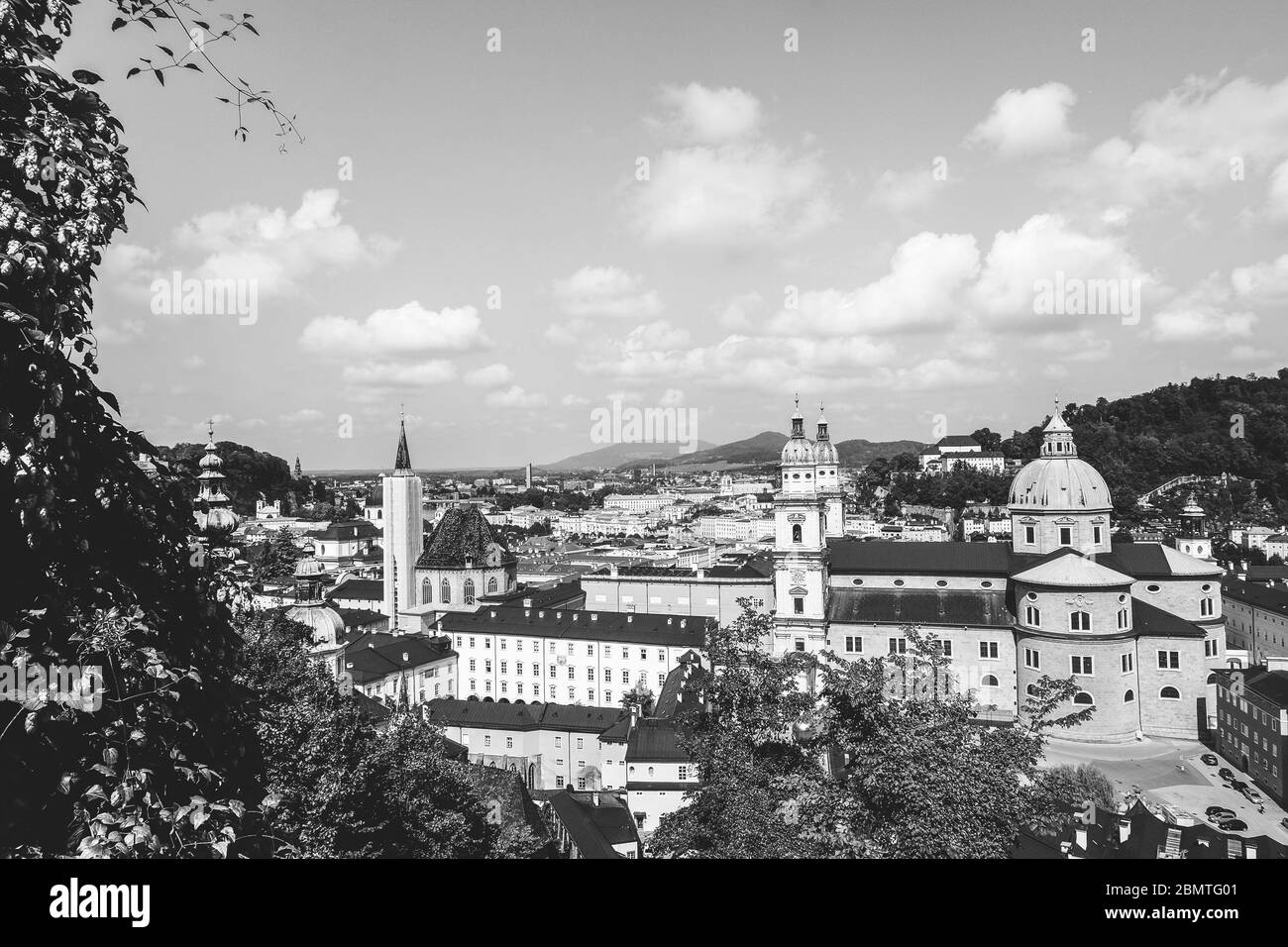 Salzburg austria cityscape Black and White Stock Photos & Images - Alamy
