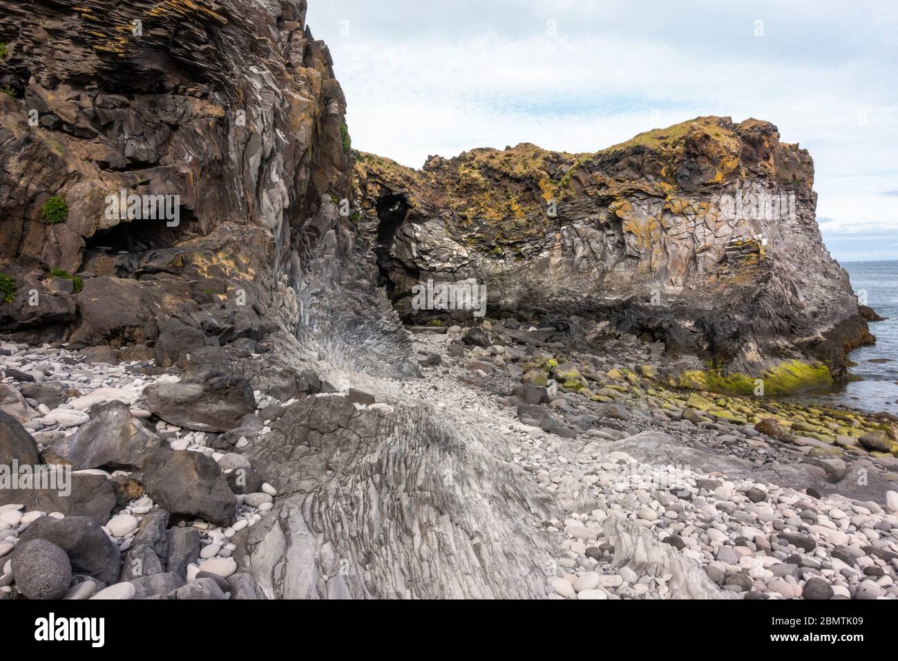 Stunning volcanic geology of Hellnar, Snæfellsnes Peninsula in West ...