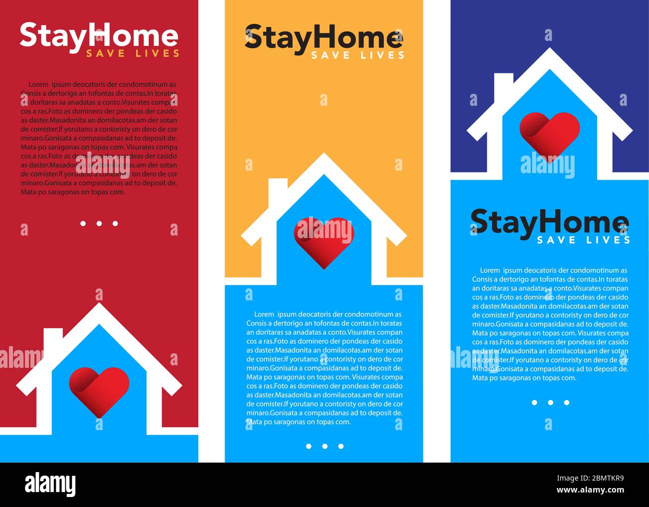 Stay at home. Coronavirus Covid-19, quarantine motivational phrase ...