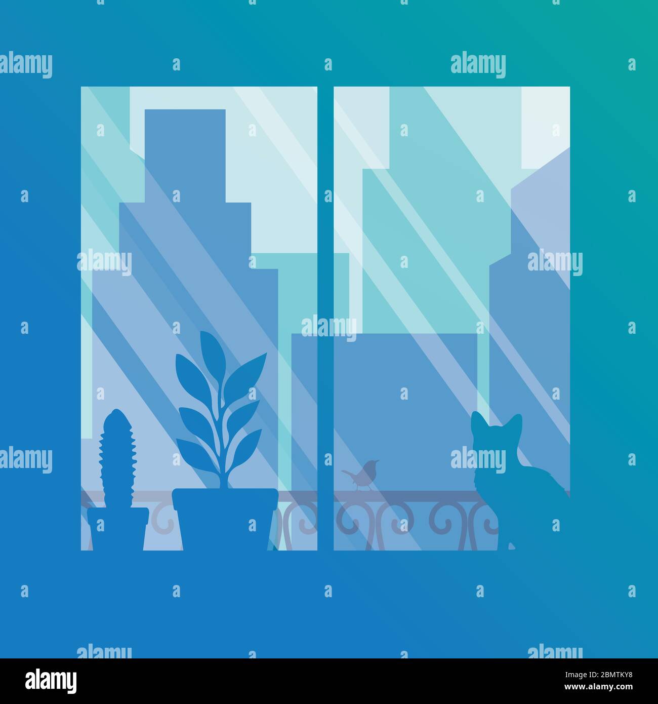 Interior view living space Stock Vector Images - Alamy