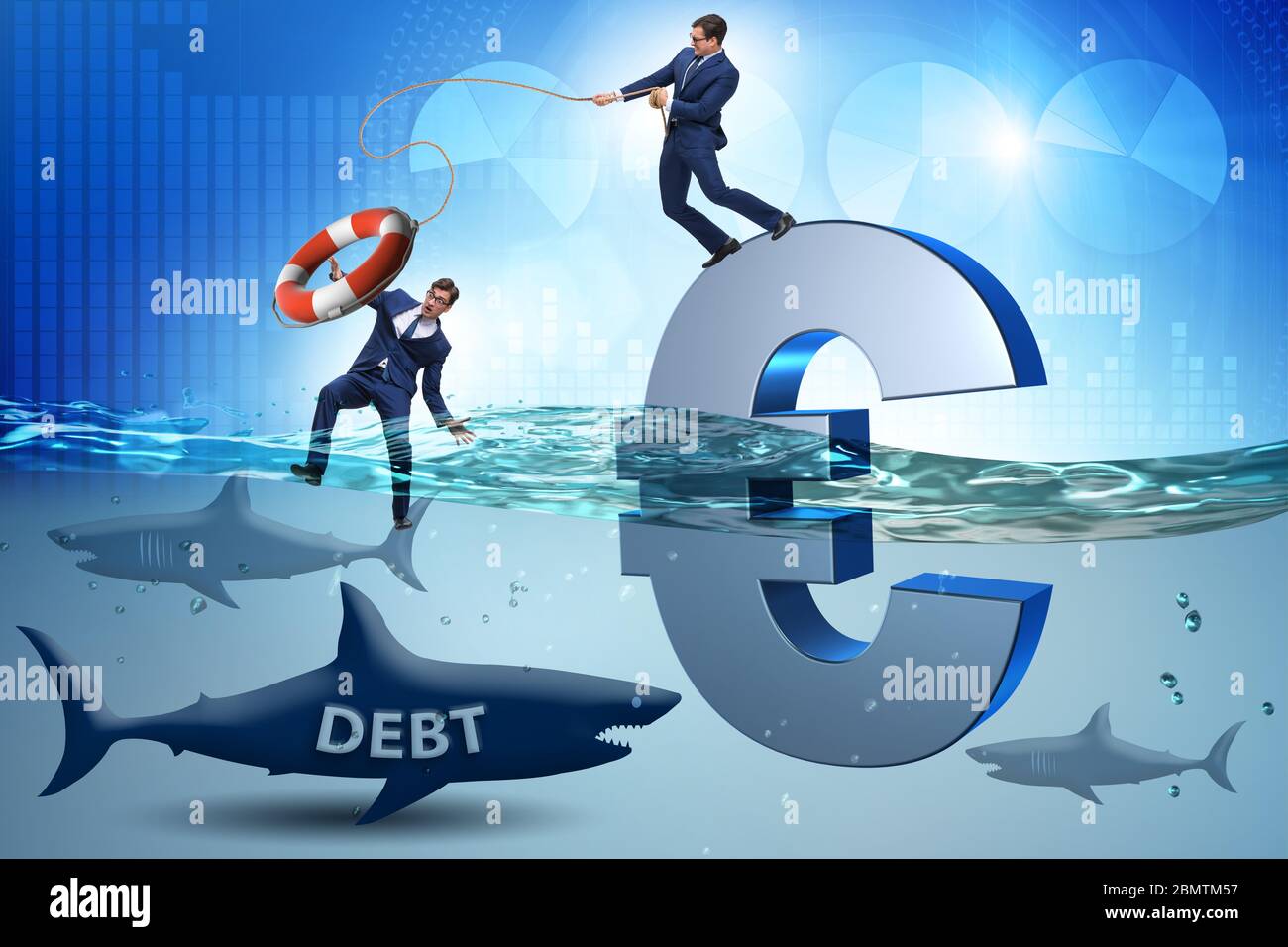 Euro currency devaluation and the exchange rate concept Stock Photo - Alamy
