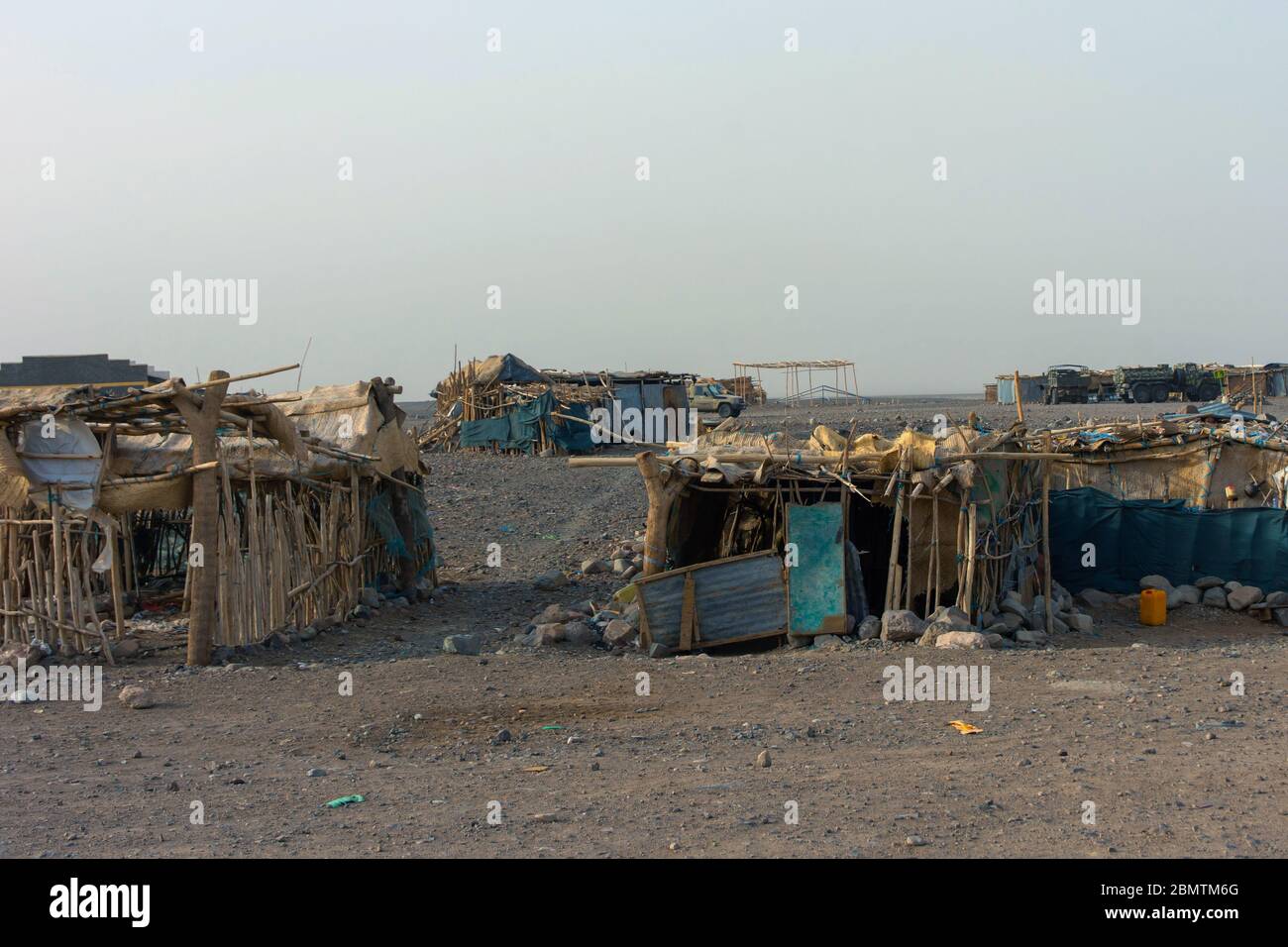 Huts in Afar region, Ethiopia Stock Photo - Alamy