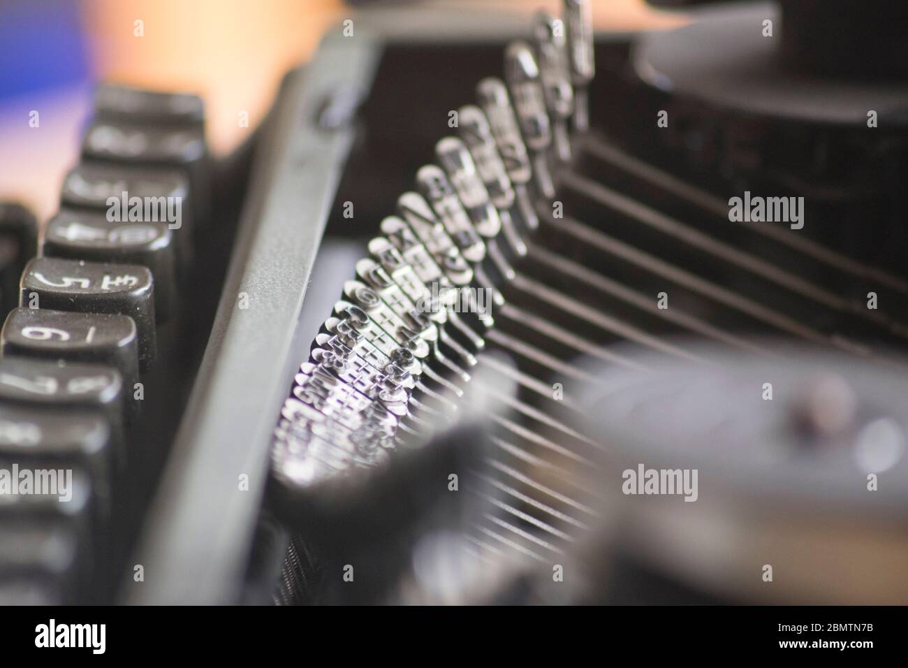 Old style typewriter Stock Photo - Alamy