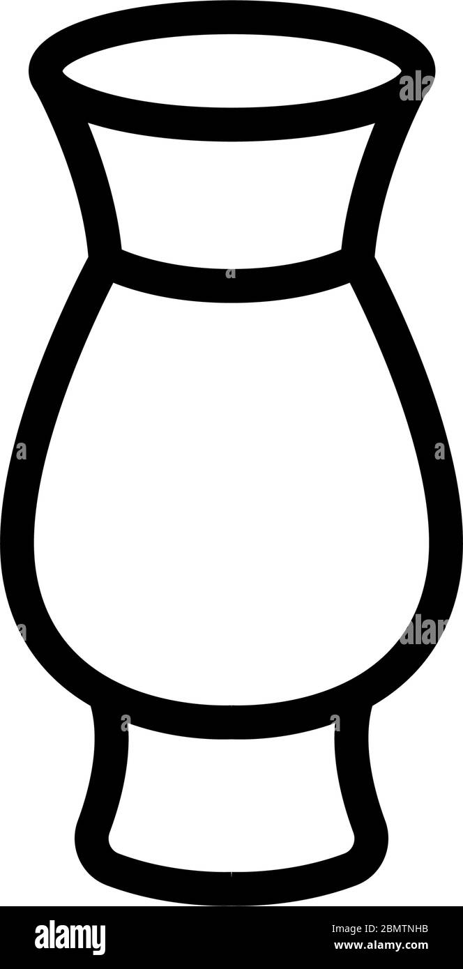 ceramic vase icon vector outline illustration Stock Vector Image & Art ...