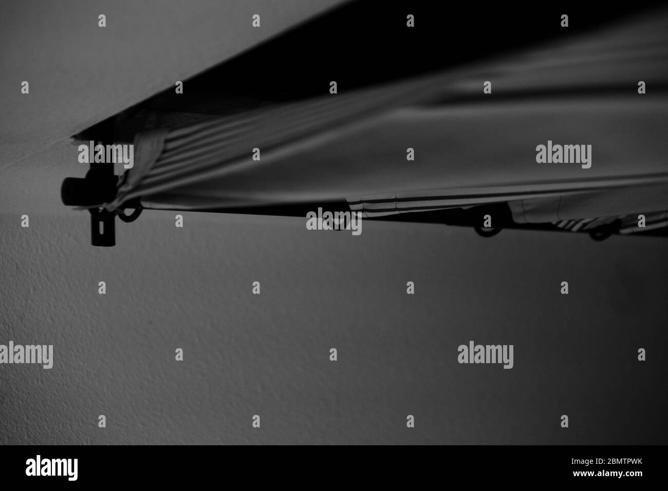 Dark light curtain Black and White Stock Photos & Images - Alamy