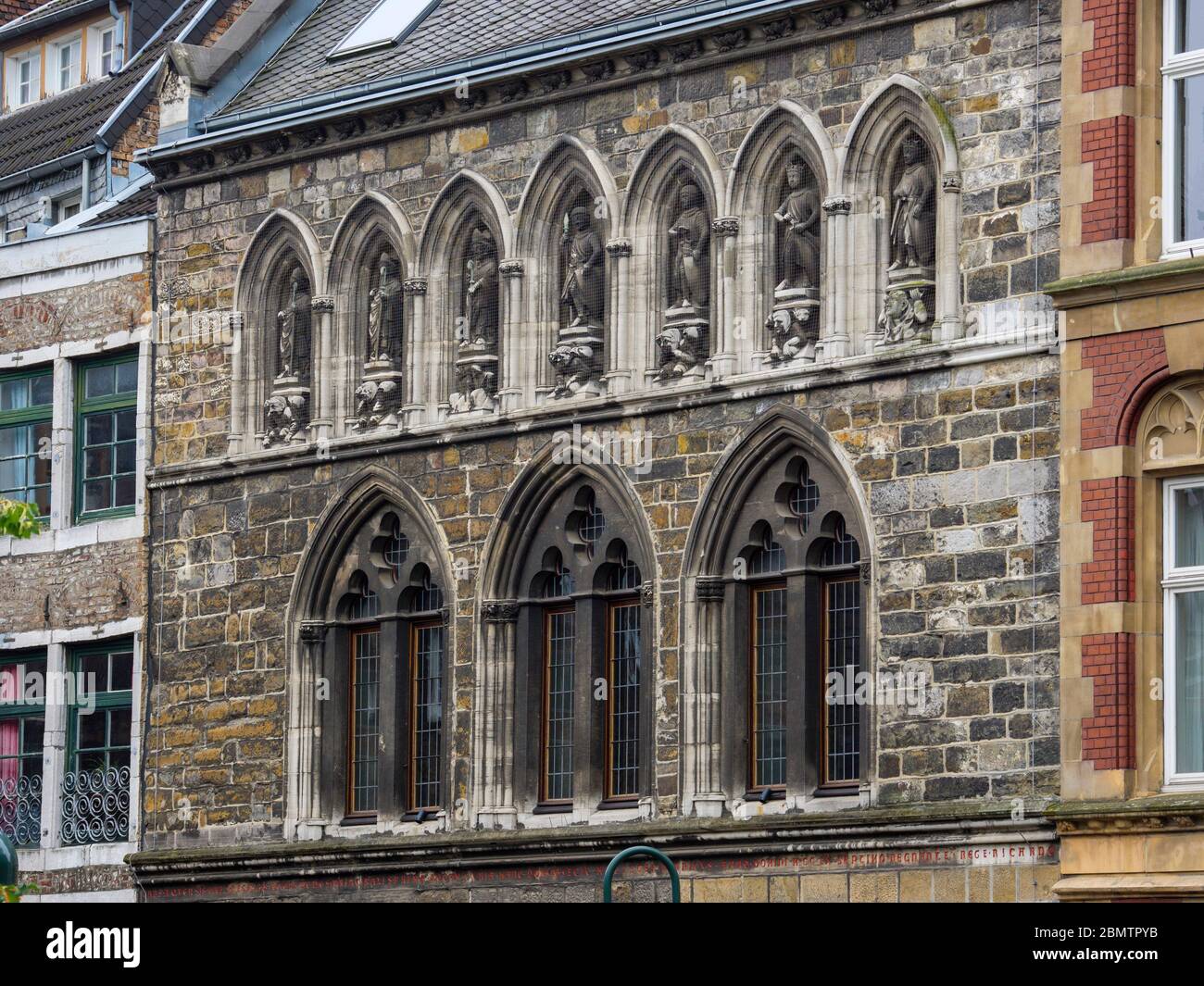 Grashaus (1267 erbaut), Altstadt Aachen, NRW, Deutschland Stock Photo ...